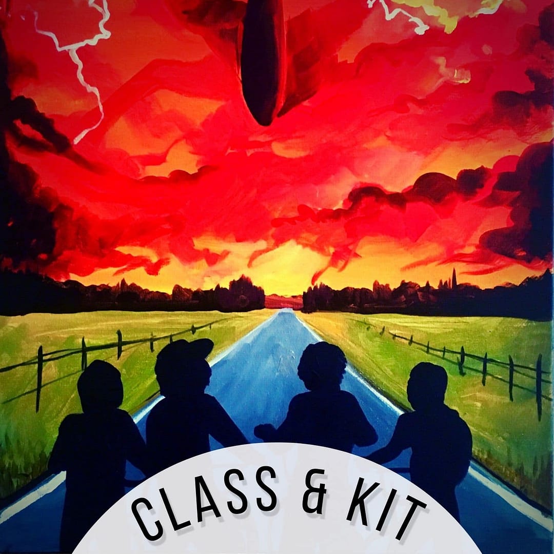 Stranger Things Art - Make Your Own Stranger Things Painting!