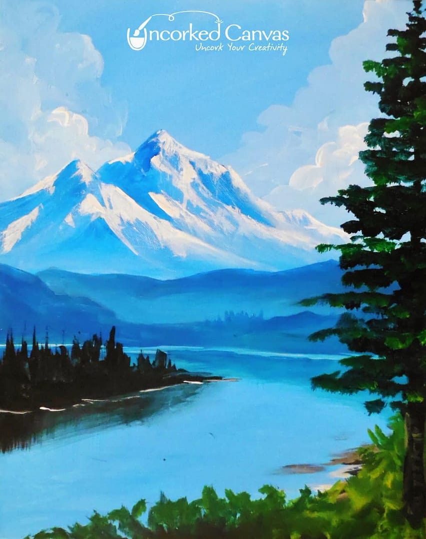 Rob Boss™ Mountains - Paint and Sip Event