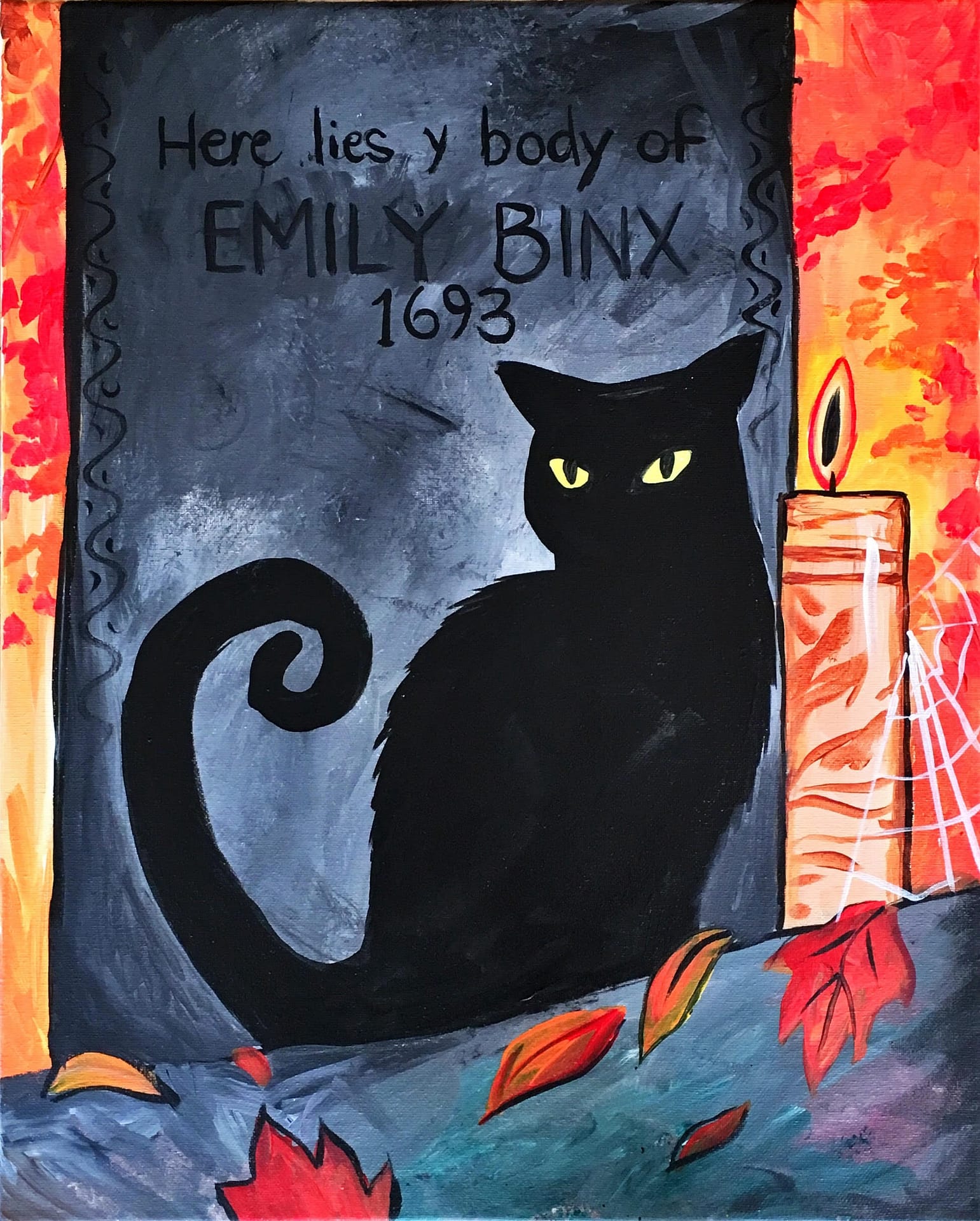 Hocus Pocus Binx at Uncorked Canvas – Uncorked Canvas