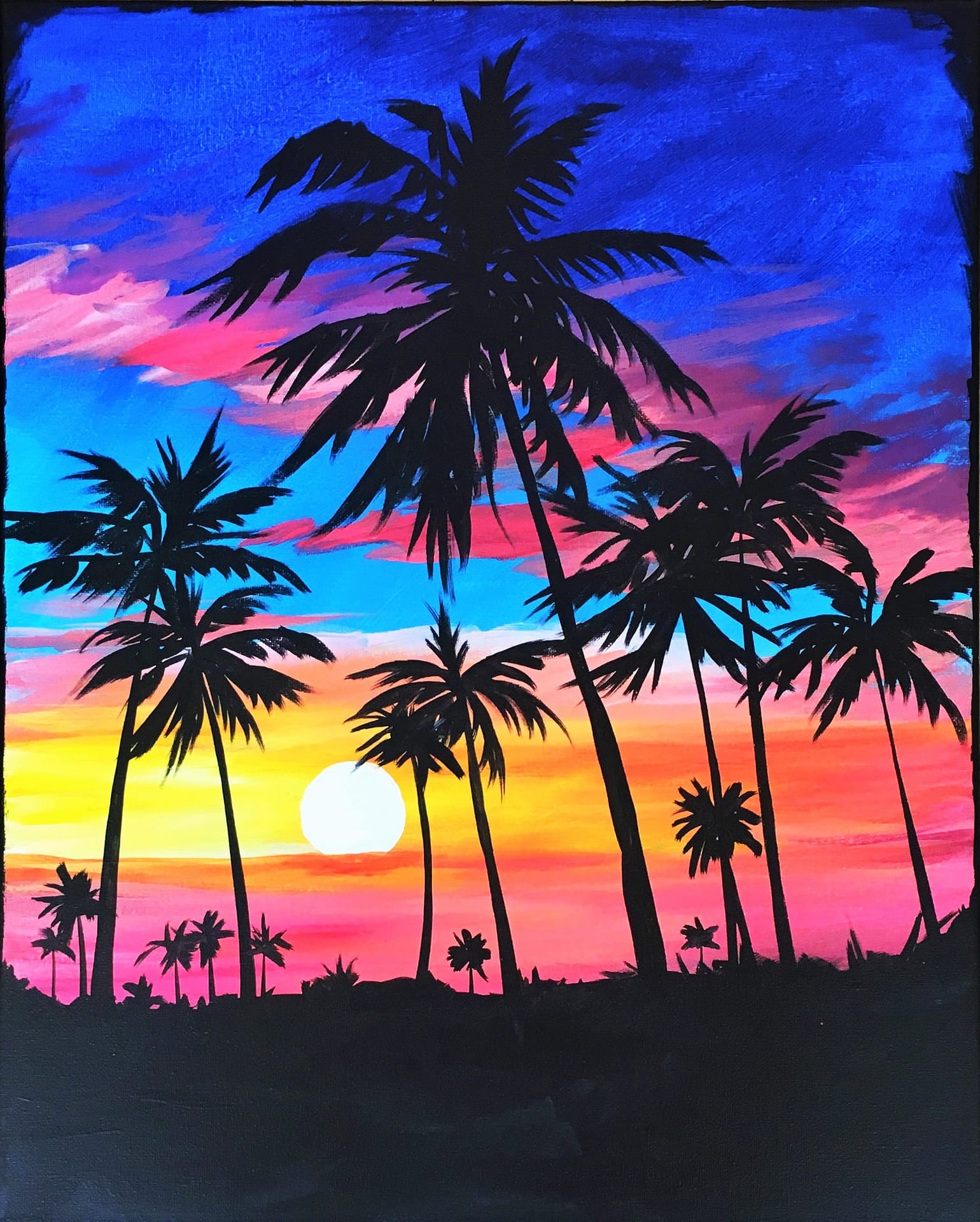 sunset artwork ideas